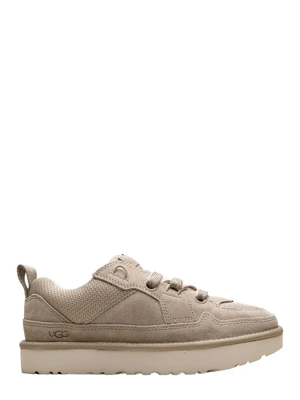 UGG Suede Lace-up Sneakers With Padded Tongue And Sugarcane Eva Outsole - Verde