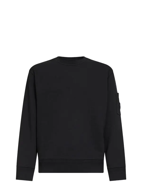 C.P. COMPANY Mini Lens Pocket Crewneck Sweatshirt - Nero