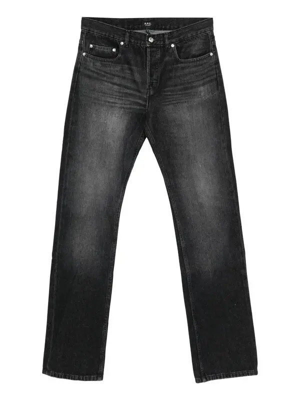 A.p.c. Five-pocket Cotton Jeans - Nero