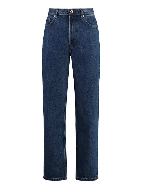 A.p.c. Martin Straight-leg 5-pocket Jeans - Denim