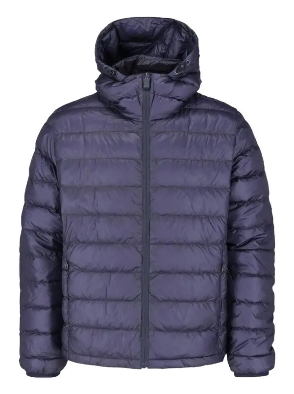 Aspesi Hooded Puffer Jacket - Blue