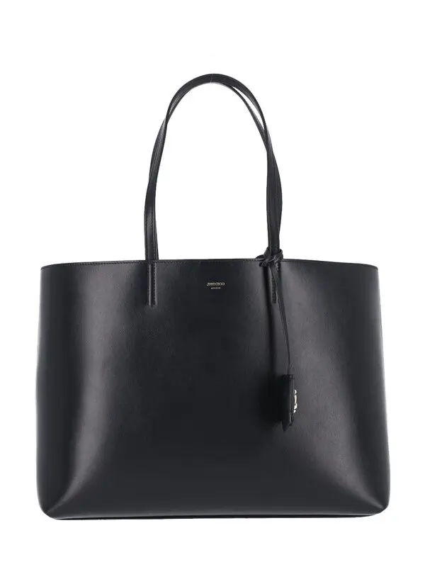 JIMMY CHOO Calf Leather Mini Shoulder Bag - Black