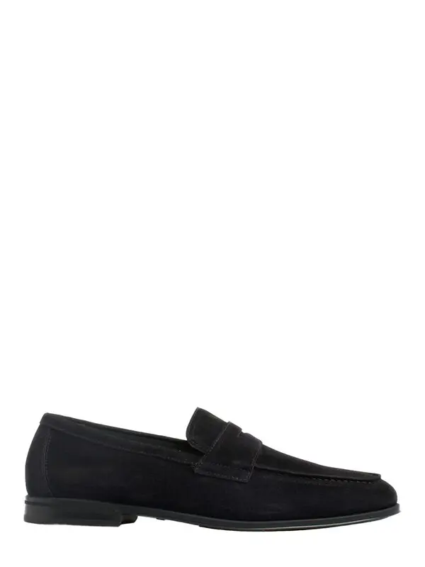 DOUCAL'S Classic Suede Slip-on Loafers - Blu