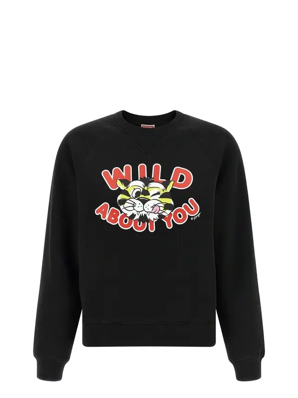 Kenzo Wild Tiger Crewneck Sweatshirt - Nero