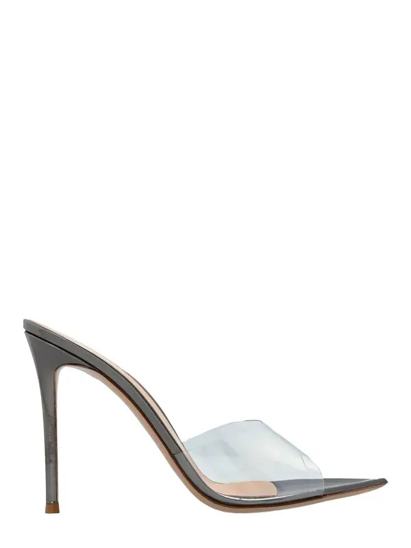 GIANVITO ROSSI Pointed-toe Stiletto Sandals - Argento