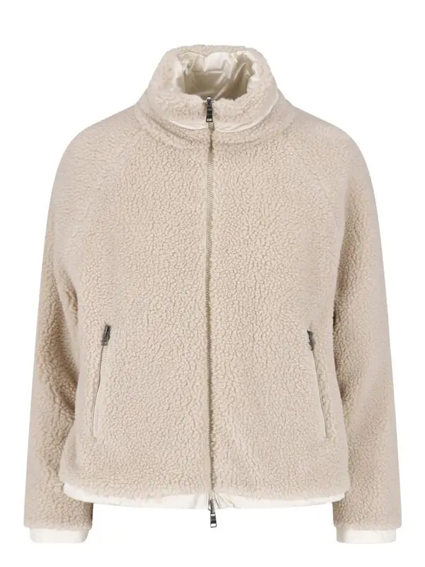 Herno Padded Zip-up Jacket - Cream