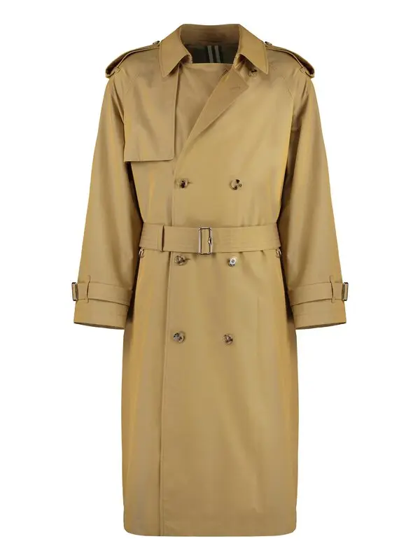 Burberry Vintage Gabardine Trench Jacket - Beige