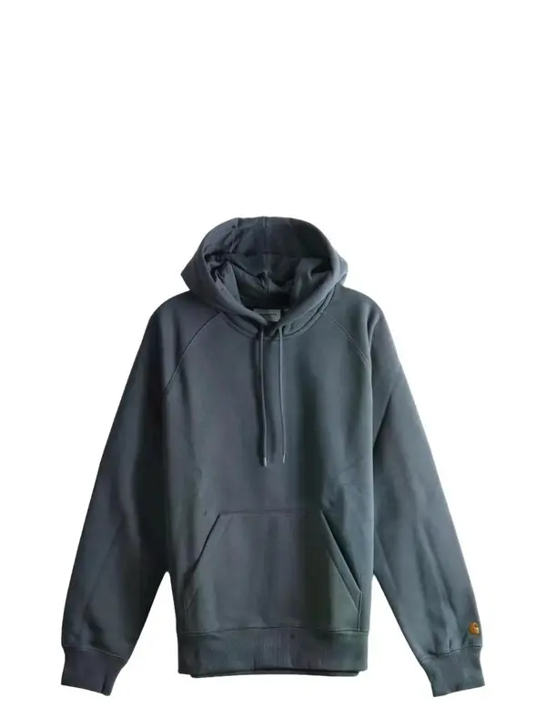 Carhartt Work In Progress Logo-embroidered Hoodie - Blue