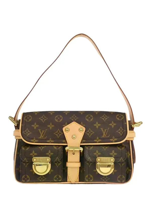 LOUIS VUITTON Monogram Hudson Pm Shoulder Bag - Brown