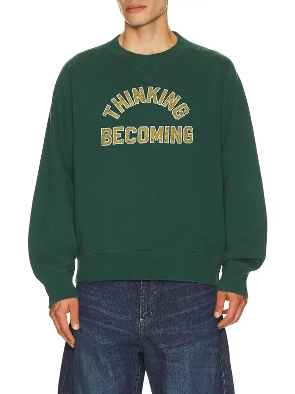 Sacai Graphic Pullover - Green