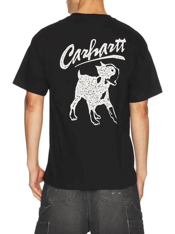 Carhartt Work In Progress Short Sleeve Pup Tee Shirt - Black