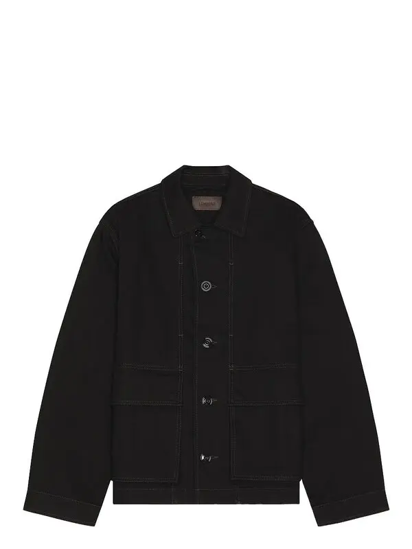 LEMAIRE Boxy Cotton Jacket - Black