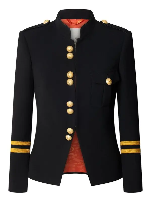 THE EXTREME COLLECTION Blazer With Gold Braid Claudia London - Black