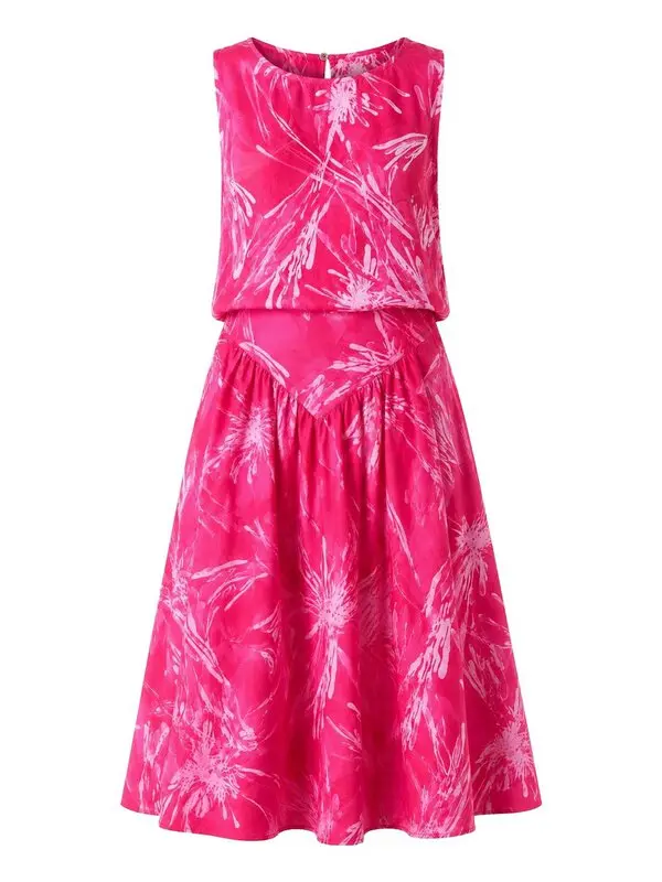 OH!ZUZA NIGHT&DAY Abstract Floral Viscose Set - Pink