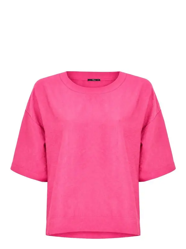 OH!ZUZA NIGHT&DAY Relaxed Fit Viscose T-shirt - Pink