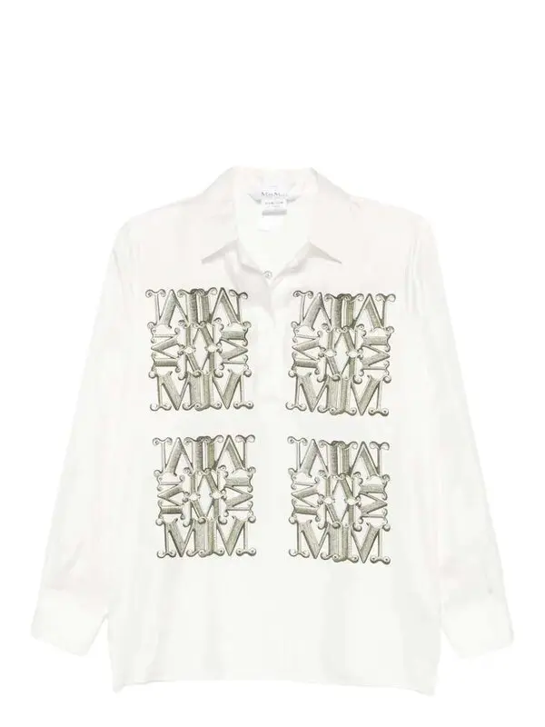 Max Mara Maxmarabesque Silk Shirt - White