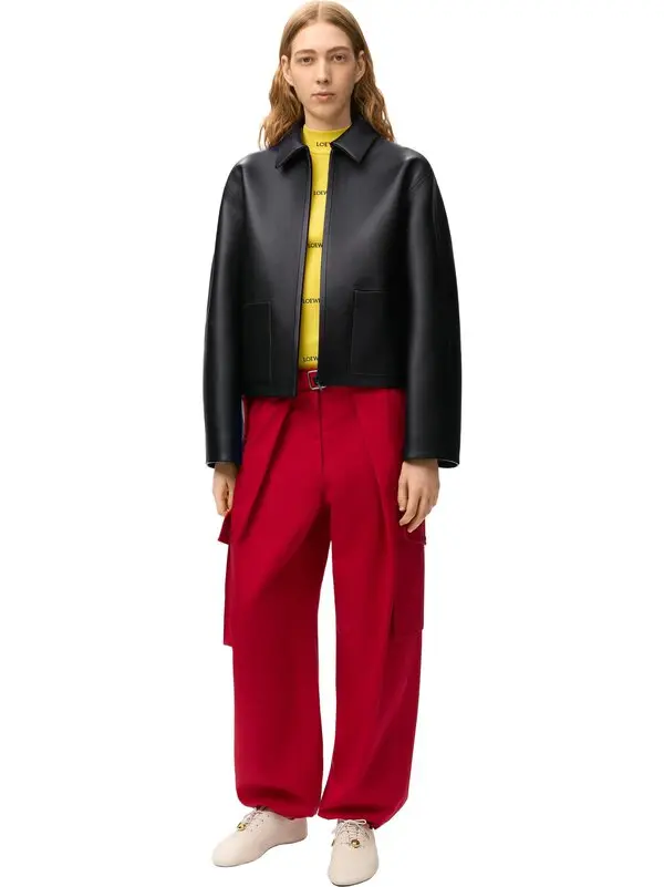 Loewe Nappa Lambskin Jacket - Black