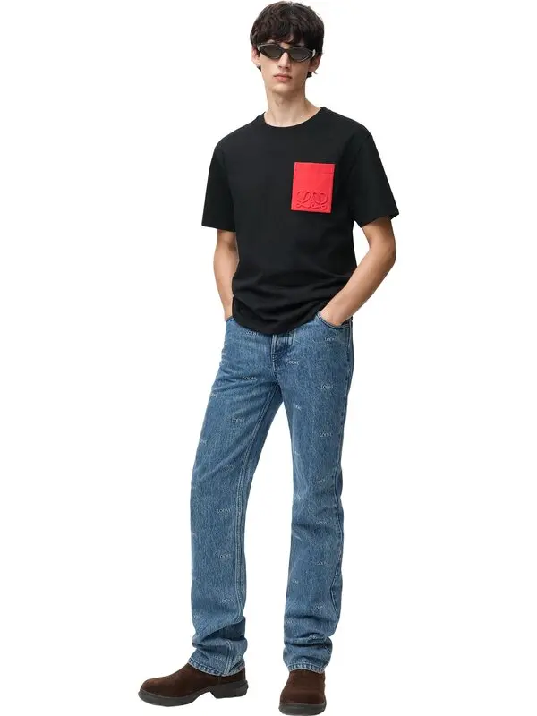 Loewe Relaxed Fit T-shirt In Cotton - Black