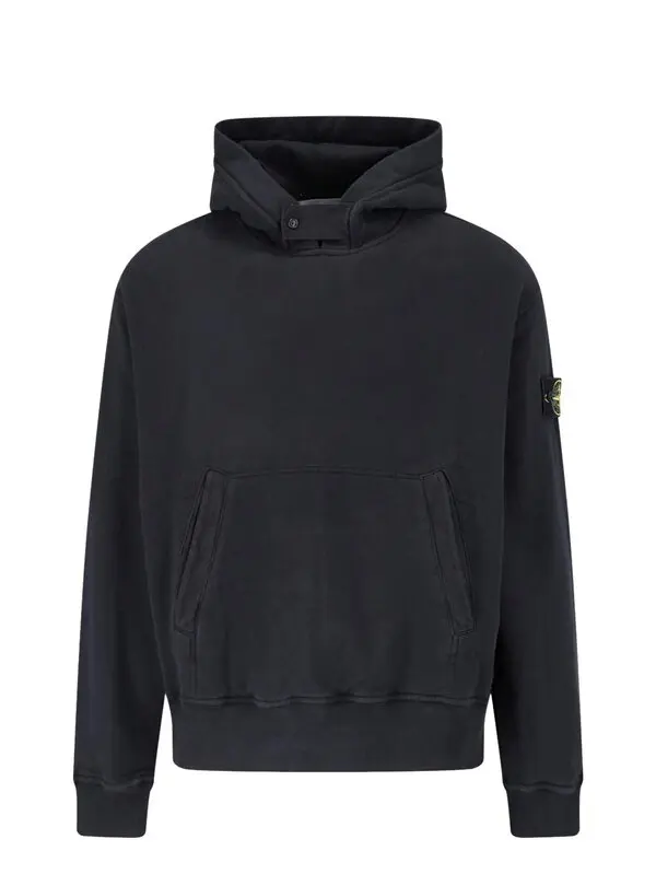 Stone Island Hoodie "compass - Black