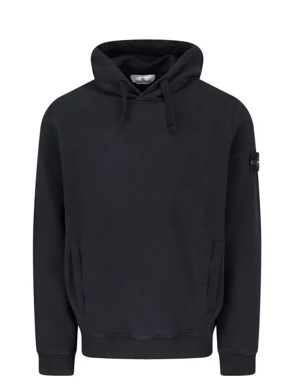 Stone Island Compass Hoodie - Black