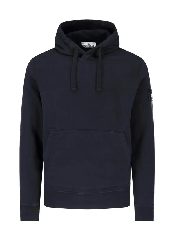 Stone Island Compass Hoodie - Black