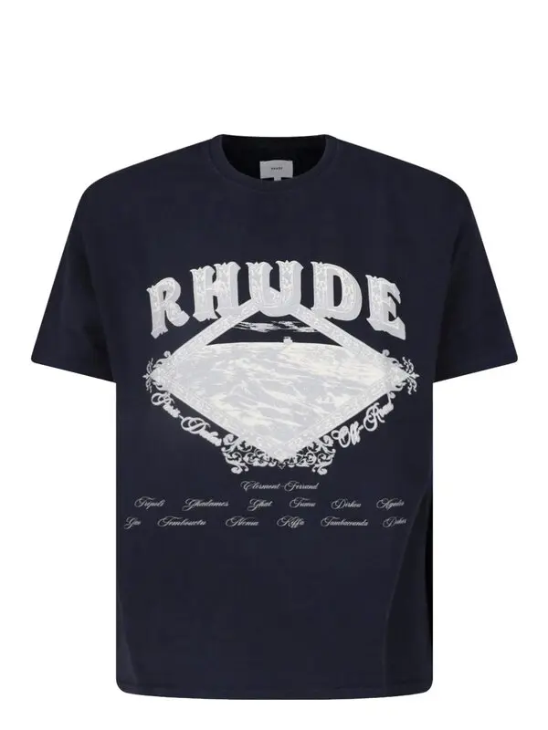 Rhude T-shirt "dakar Convoy - Black