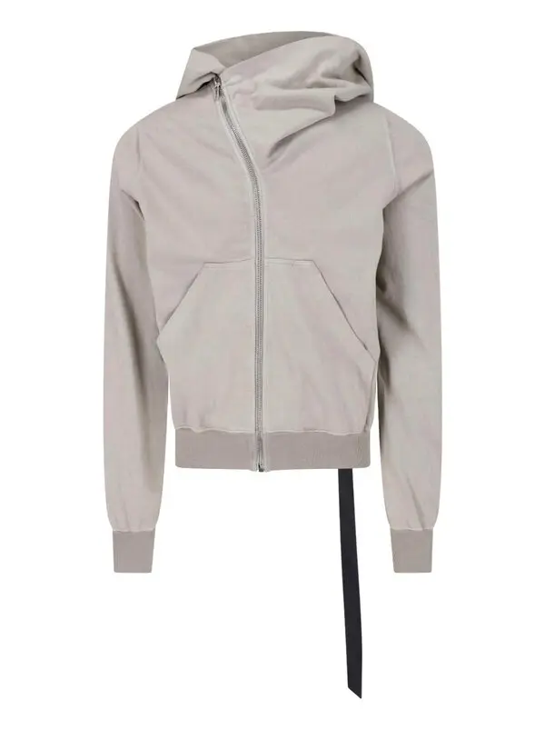 Rick Owens Zip Hoodie "mountain - Gray