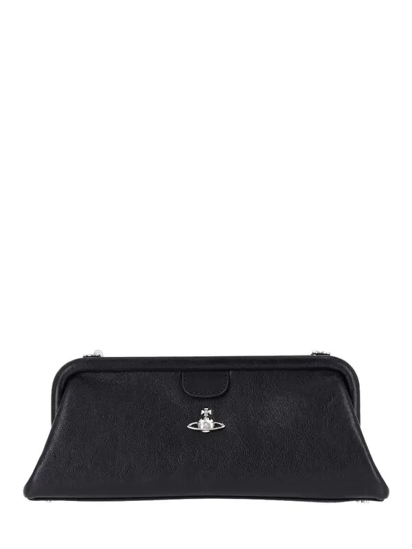 VIVIENNE WESTWOOD Jane Frame Shoulder Bag - Black
