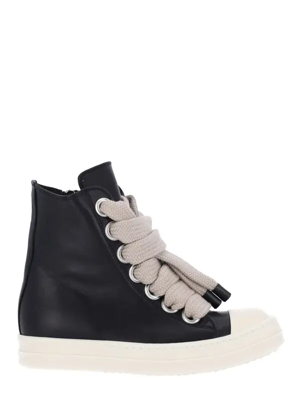 Rick Owens Jumbo Lace Sneakers - Black