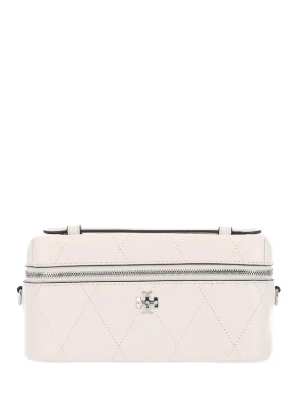 Tory Burch Charlie Vanity Bag - Cream