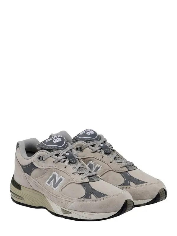 NEW BALANCE Miuk991 Suede Sneakers - Grey