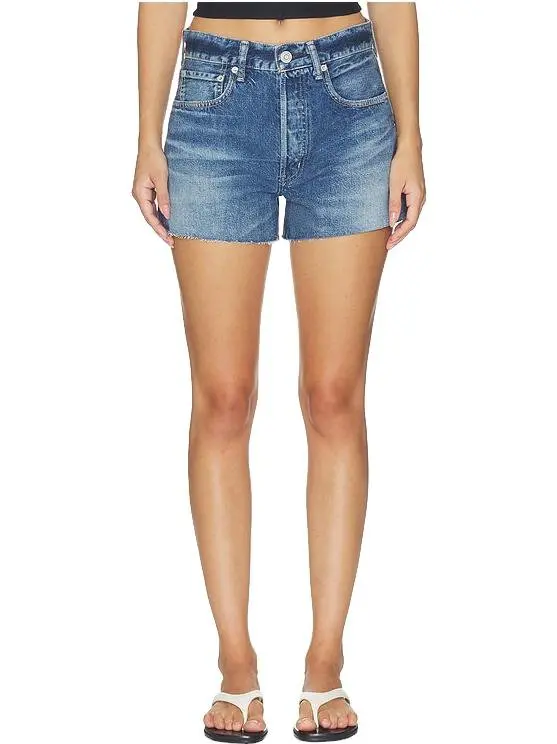 Moussy Vintage Oceanside Denim Shorts - Blue