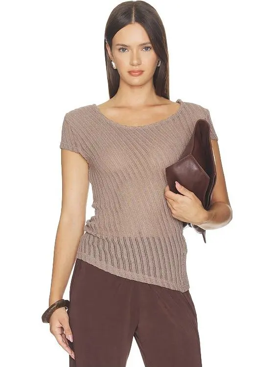 SNDYS. Norah Knit Top - Fig
