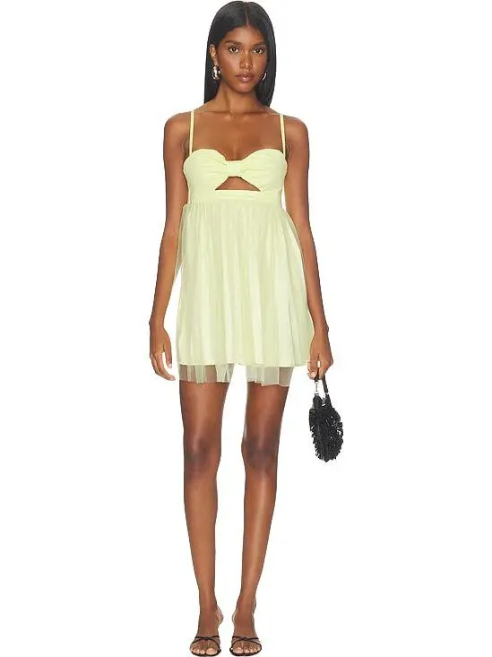 NIIHAI Bralette Mini Dress - Yellow