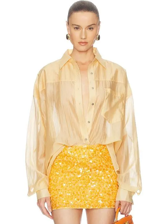 CAMILA COELHO Liora Top - Maize