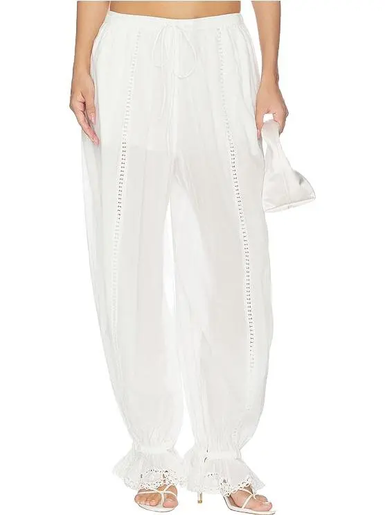 CAMILA COELHO Carlina Pant - Ivory