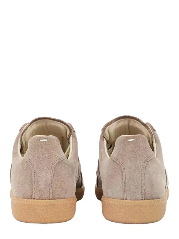 MAISON MARGIELA Replica Panelled Suede Sneakers - Brown