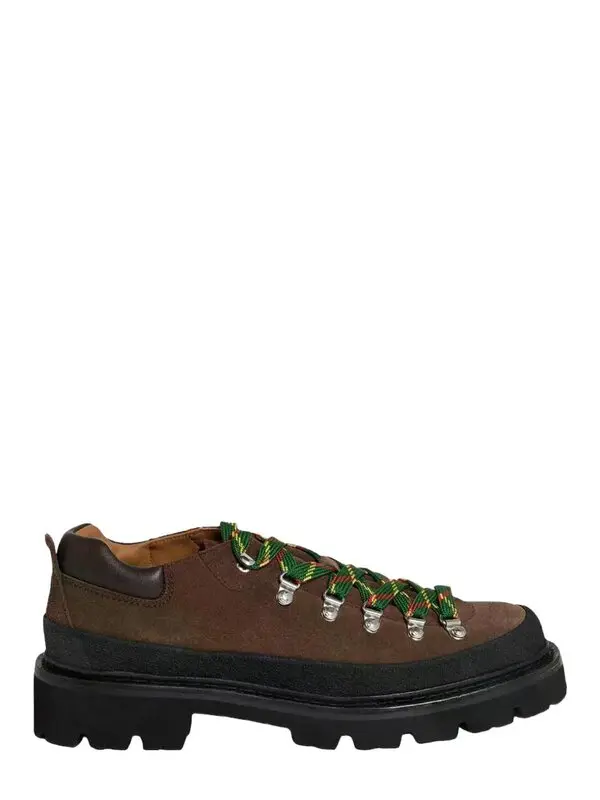 Dsquared2 Panelled Suede Lace-up Shoes - Brown