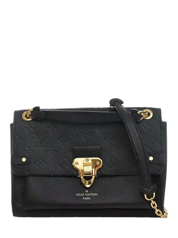 LOUIS VUITTON 2019 Monogram Empreinte Vavin Pm Shoulder Bag - Black