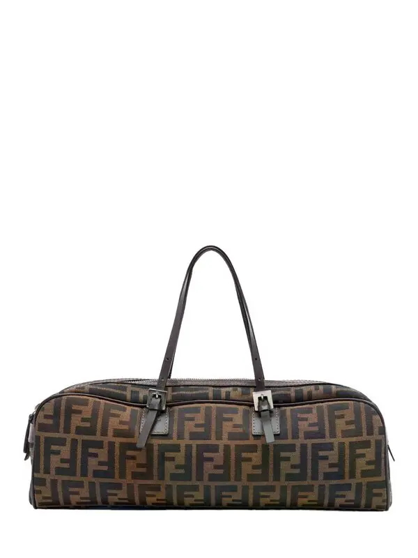 Fendi Zucca Canvas Handbag - Brown