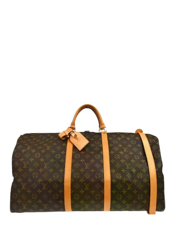 LOUIS VUITTON 1994 Keepall Bandouliere 60 Holdall Bag - Brown