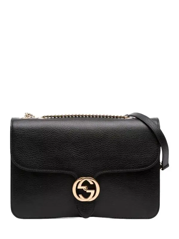 Gucci Interlocking G Crossbody Bag - Black