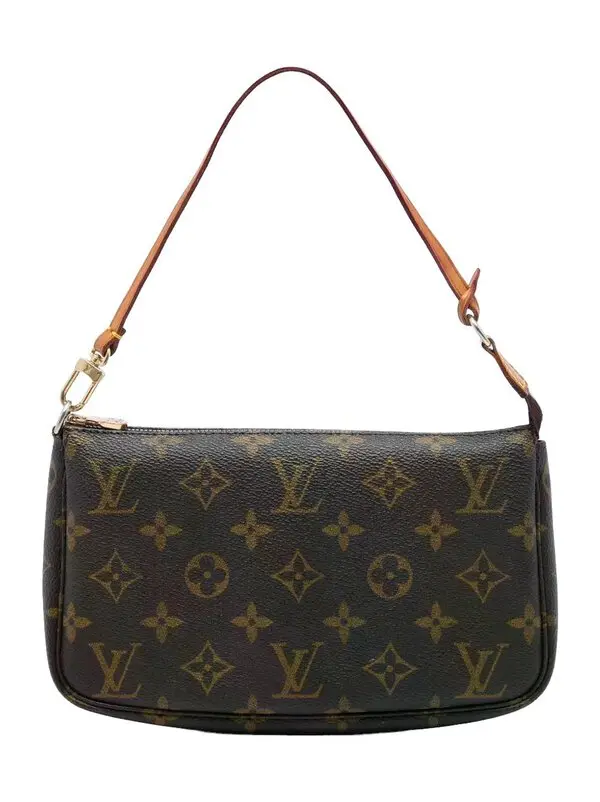 LOUIS VUITTON Monogram Pochette Accessoires Shoulder Bag - Brown