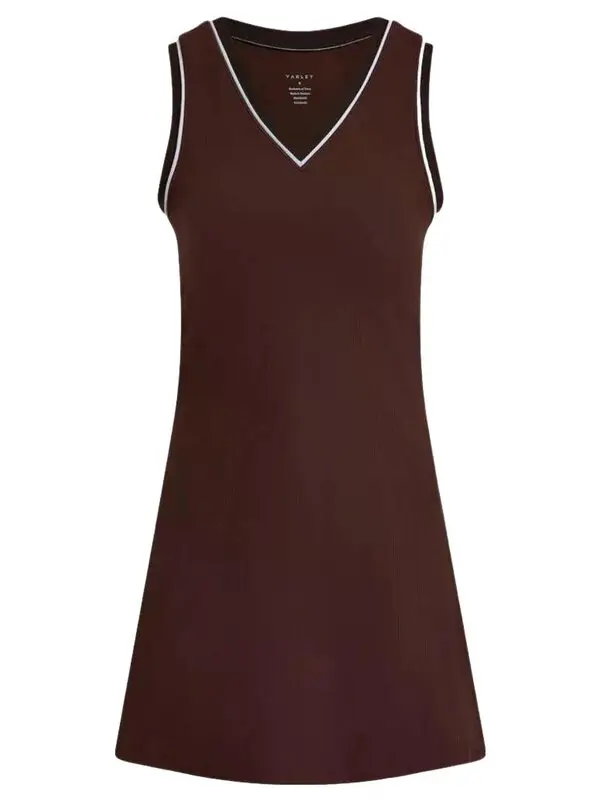 Varley Kalani Mini Dress - Brown