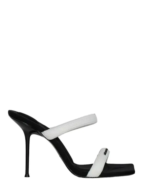 Alexander Wang Julie Webbing Stiletto Sandals - White