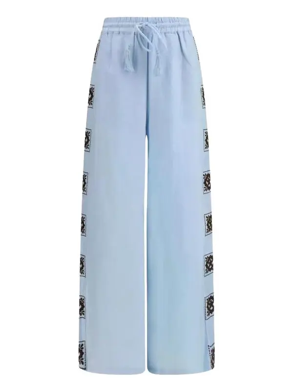 ALEMAIS Grace Wide-leg Pants - Blue
