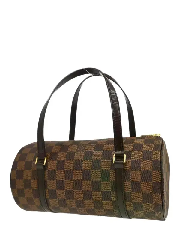 LOUIS VUITTON 2008 Papillon Damier Ebene Canvas Tote Bag - Brown