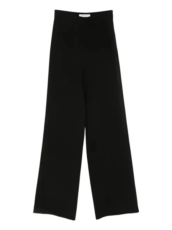 Max Mara High-waisted Trousers - Black