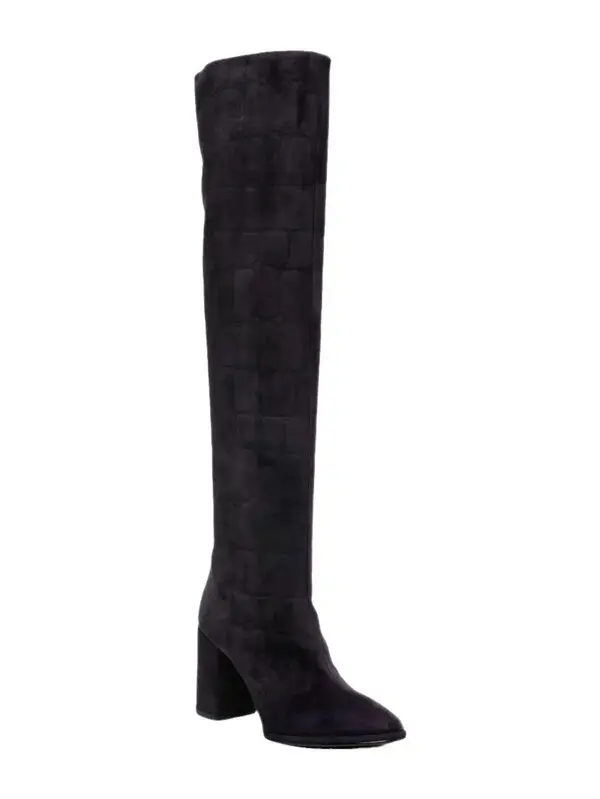 LE SILLA Round-toe Knee-high Boots - Blue