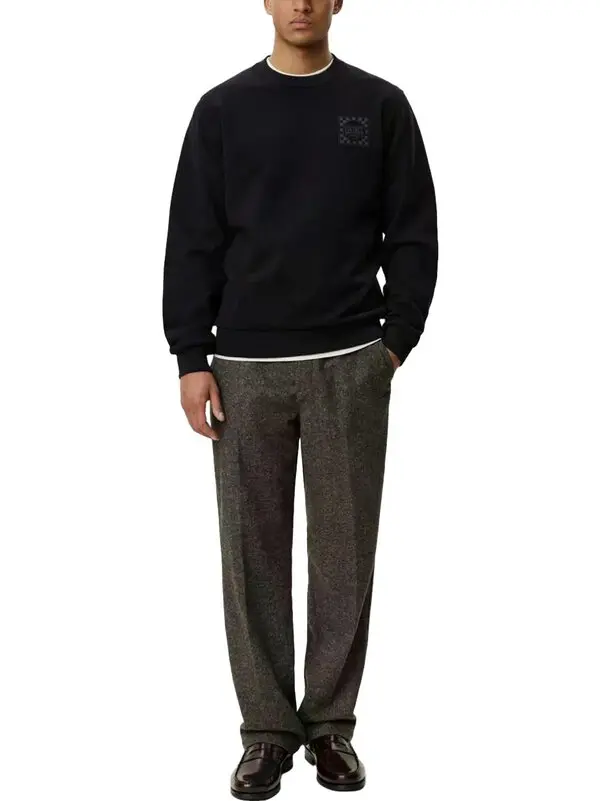 LES DEUX Logo-print Sweatshirt - Black